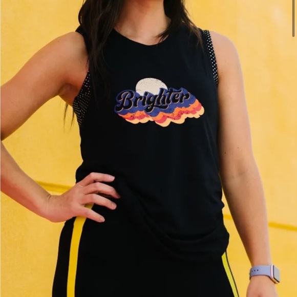 ZYIA | Tops | New Zyia Active Black Brighter Tank Xl | Poshmark